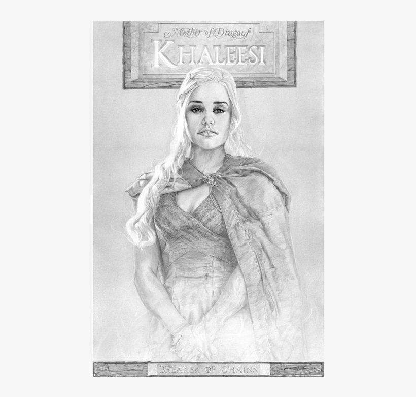 Banner Black And White Khaleesi Targaryen Paul Limgenco - Daenerys ...
