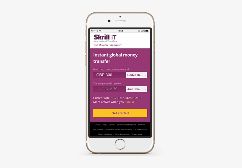 Money Is Transferred Instantly And The Recipient Receives - Skrill ...