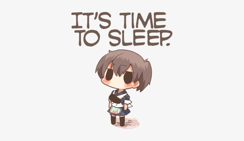 Download It's Time To Sleep - Anime Go To Sleep | Transparent PNG ...