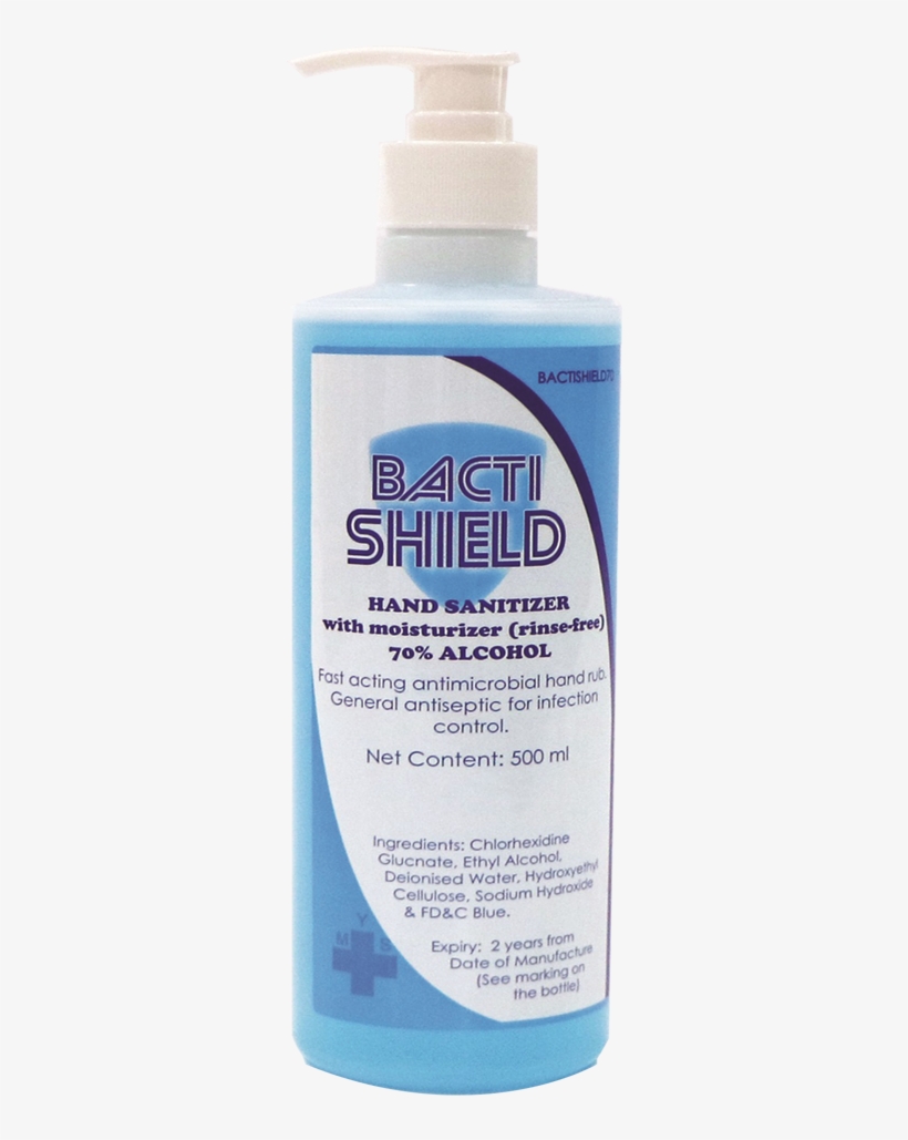 Bactishield Hand Sanitizer 500ml PNG Image | Transparent PNG Free ...