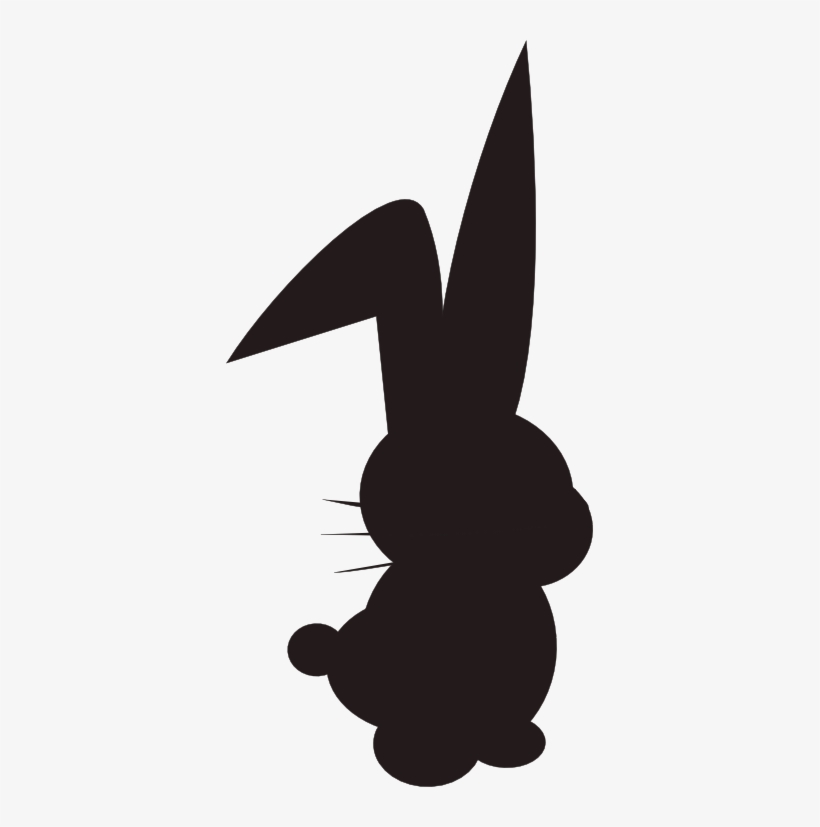 Cute Bunny Silhouette Bunny Transparent Png Freebie - Bunny Silhouette ...