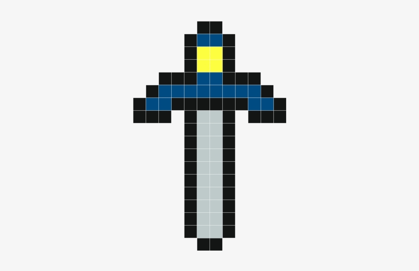 Download Master Sword - Pixel Art | Transparent PNG Download | SeekPNG