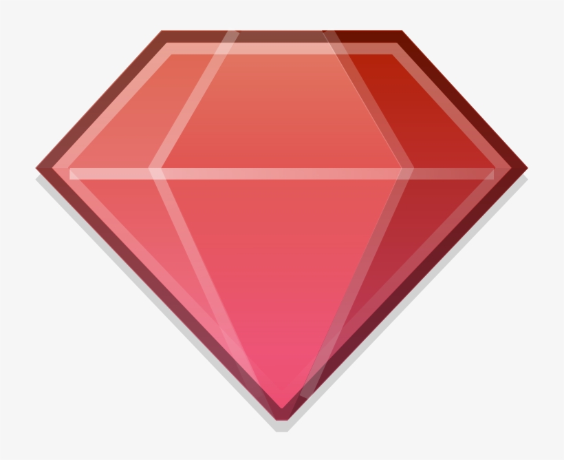 Ruby Clipart - Red Diamond Clipart PNG Image | Transparent PNG Free ...