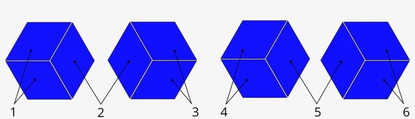 Download Since 3 Rhombuses Make A Hexagon, 1 Rhombus Represents ...
