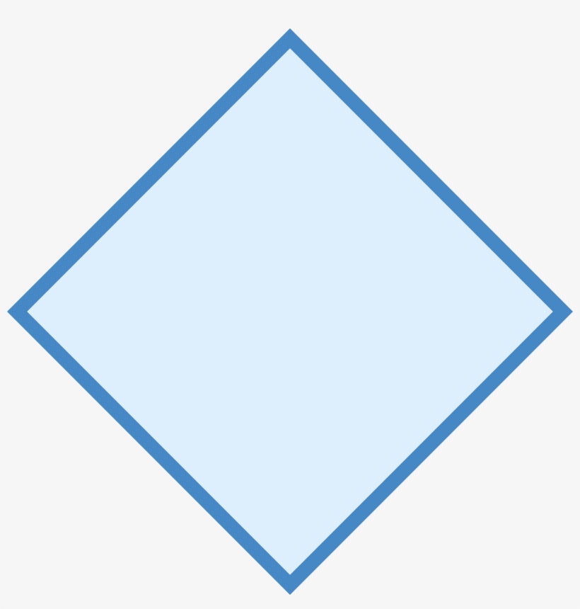 The Rhombus Is The Typical Shape Of Most Modern Baseball - Paper PNG ...