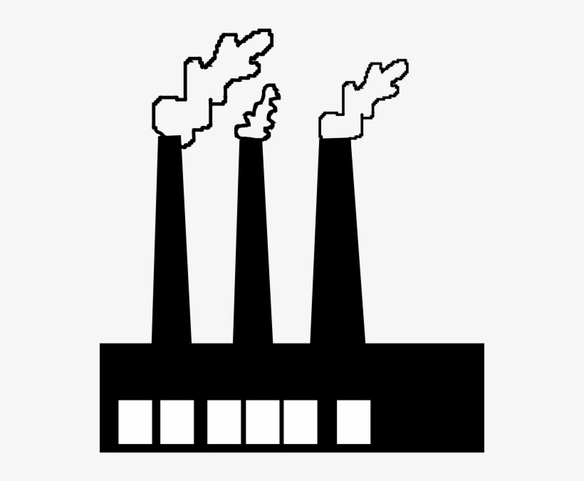 Smog Clipart Black And White - Factory Clip Art PNG Image | Transparent ...