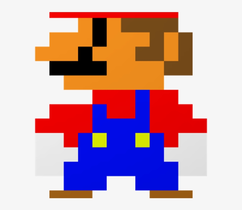 Download Papercraft 8 Bit Mario | Transparent PNG Download | SeekPNG