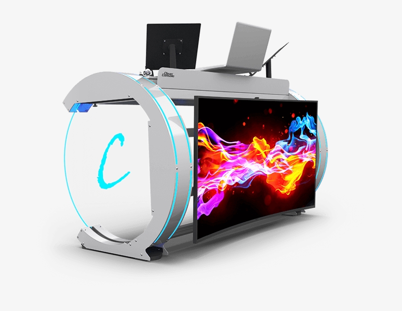 Portable, Modular, & Custom Dj Booths, Tables, & Stands - Clear Console ...