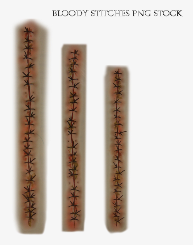 Bloody Stock By Karahrobinson - Real Stitches Png PNG Image ...