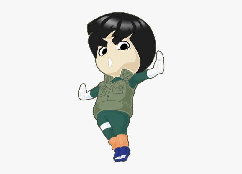 Rock Lee Chibi By Chibi Mistress-d4pi736 - Rock Lee Chibi Png PNG Image ...