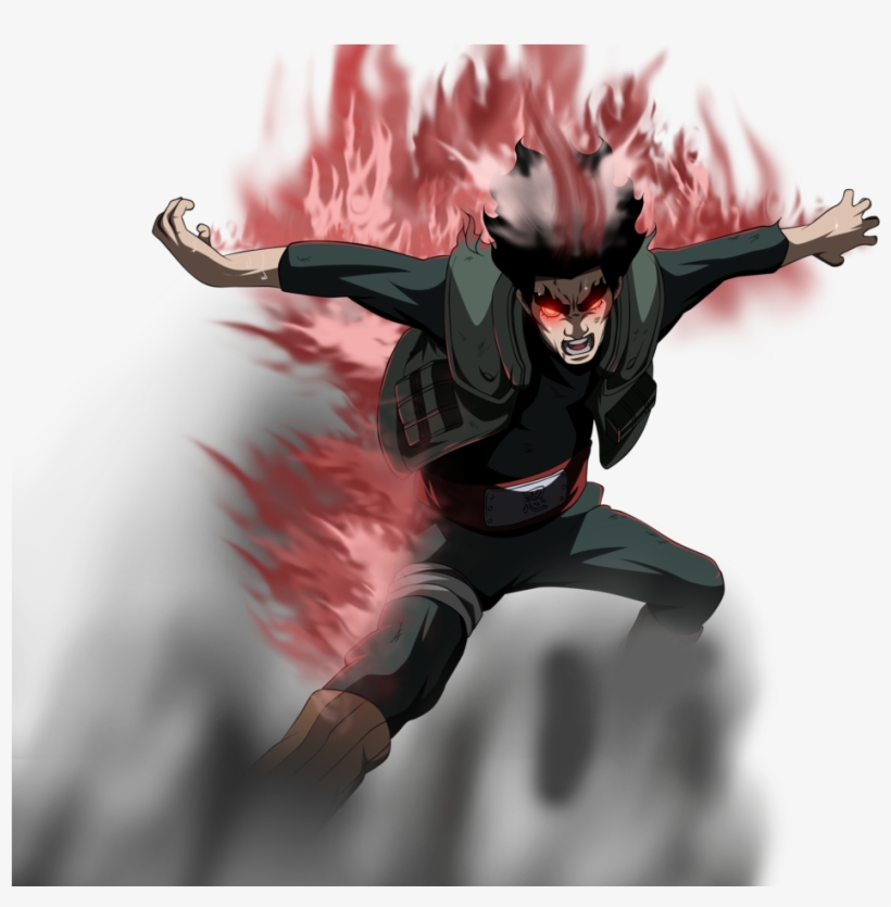 Might Guy 8 Gates - Might Guy 8 Gates Fan Art PNG Image | Transparent ...