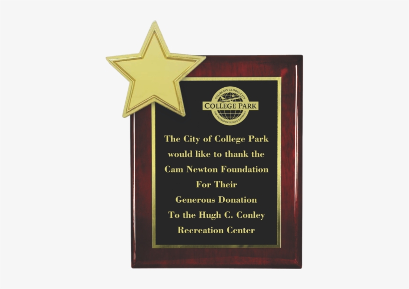 The Recognition Star Plaque - Plaque Award Star PNG Image | Transparent ...