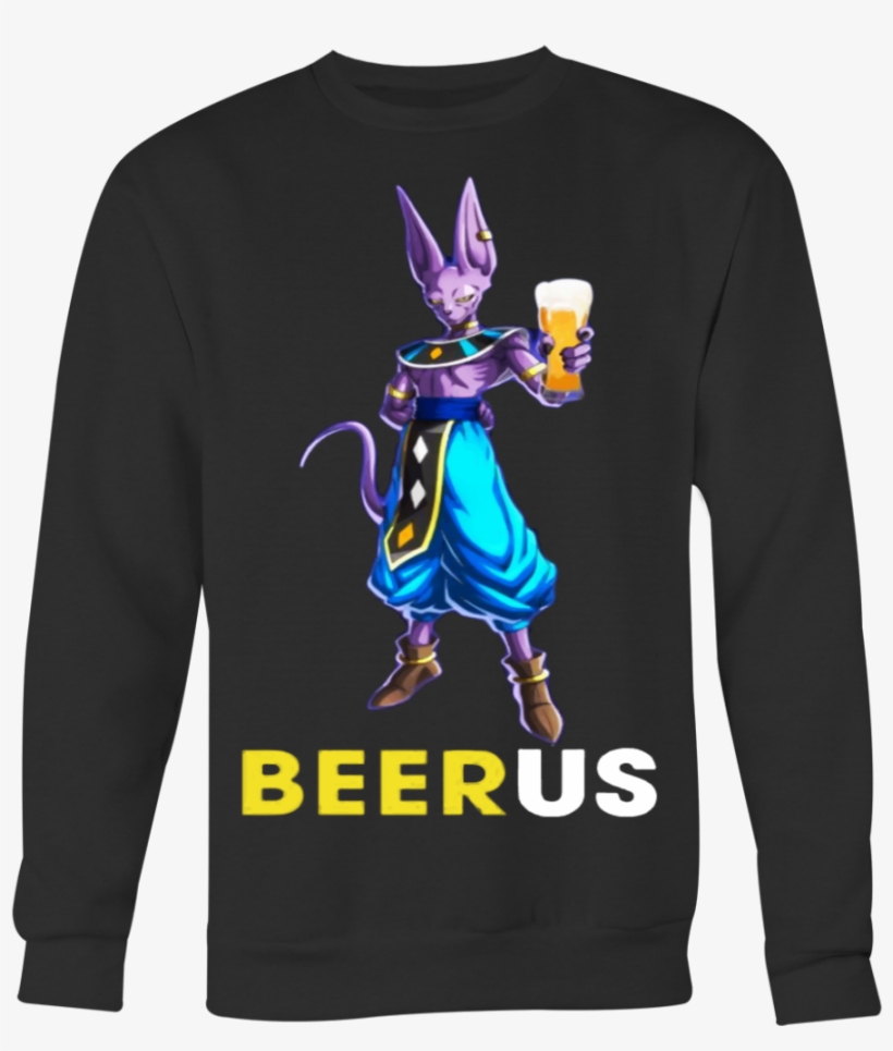 Beerus Dragon Ball Z Battle Of The Gods Beer T-shirt - Beerus With Beer ...