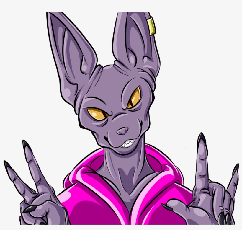 Royalty Free Library Beerus Drawing Face - Beerus PNG Image ...