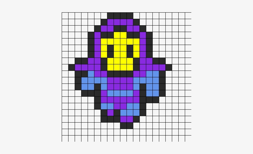 Download Skeletor He-man Perler Bead Pattern - Skeletor Pixel Art ...
