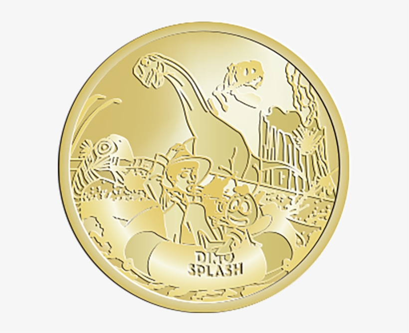 Coo Plopsa Coo Dino Splash - Coin PNG Image | Transparent PNG Free ...