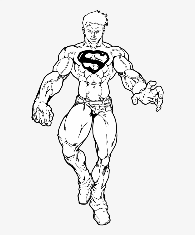 Angry Superboy W I P By Sakuseii-d4lj3pv - Angry Superboy Black And ...