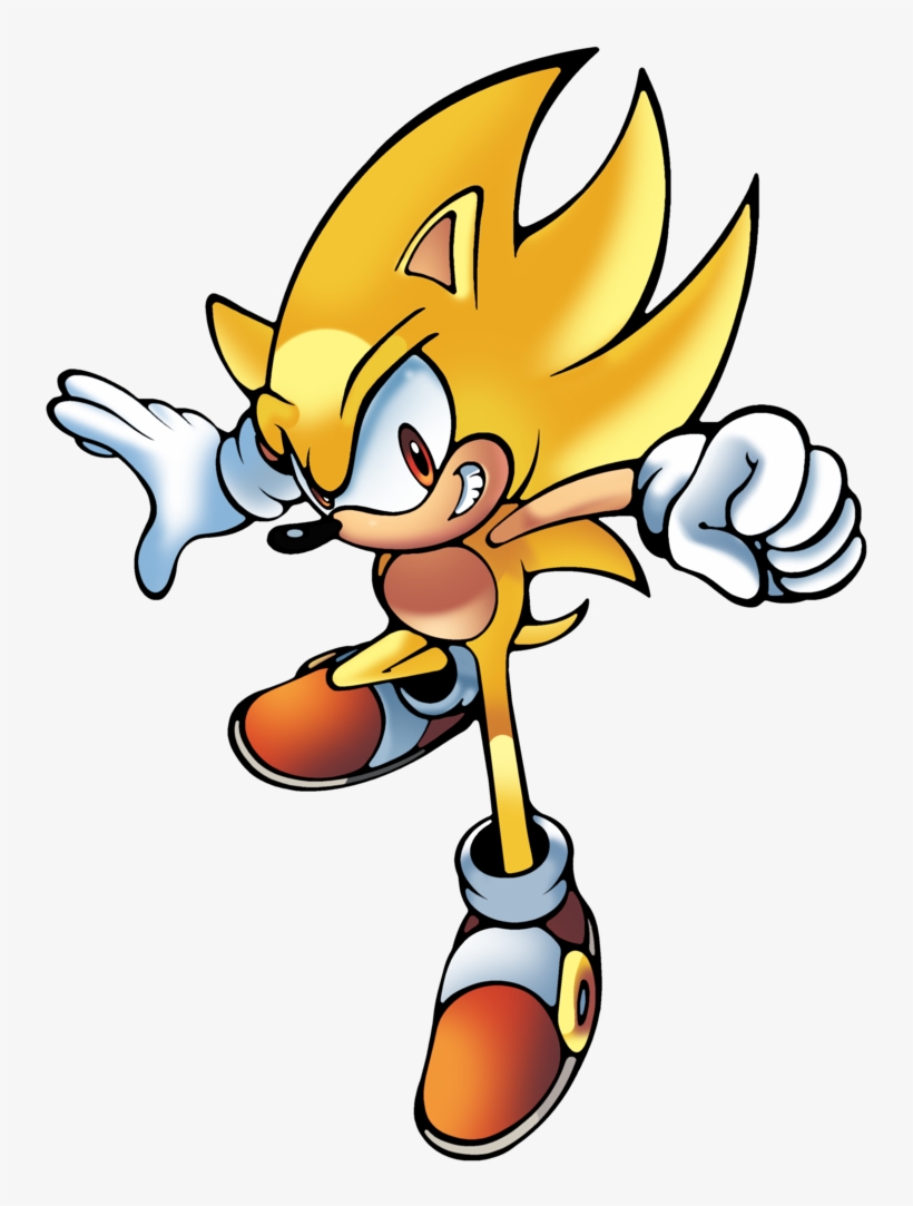 Johnny On Twitter - Super Sonic The Hedgehog PNG Image | Transparent ...