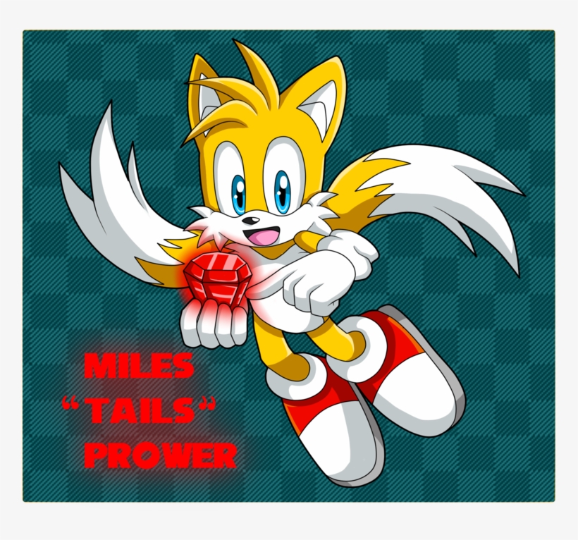 Tails By Kellkie - Tails With Chaos Emerald PNG Image | Transparent PNG ...
