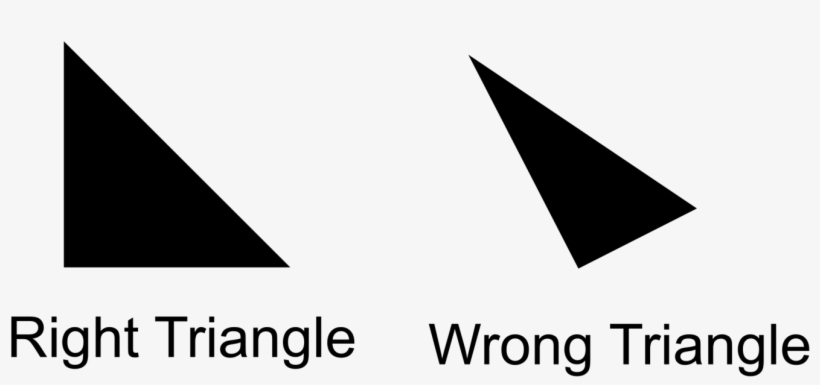 Download Right Triangle Point Degree - Right Triangle Wrong Triangle ...