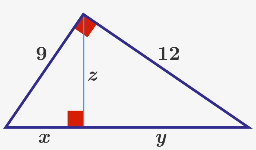 Just A Right Triangle - Similar Right Triangles Problem PNG Image ...