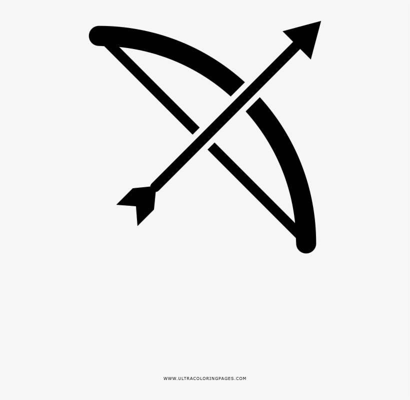 Arco E Flecha Png Clip Art Black And White - Bow Icon PNG Image ...
