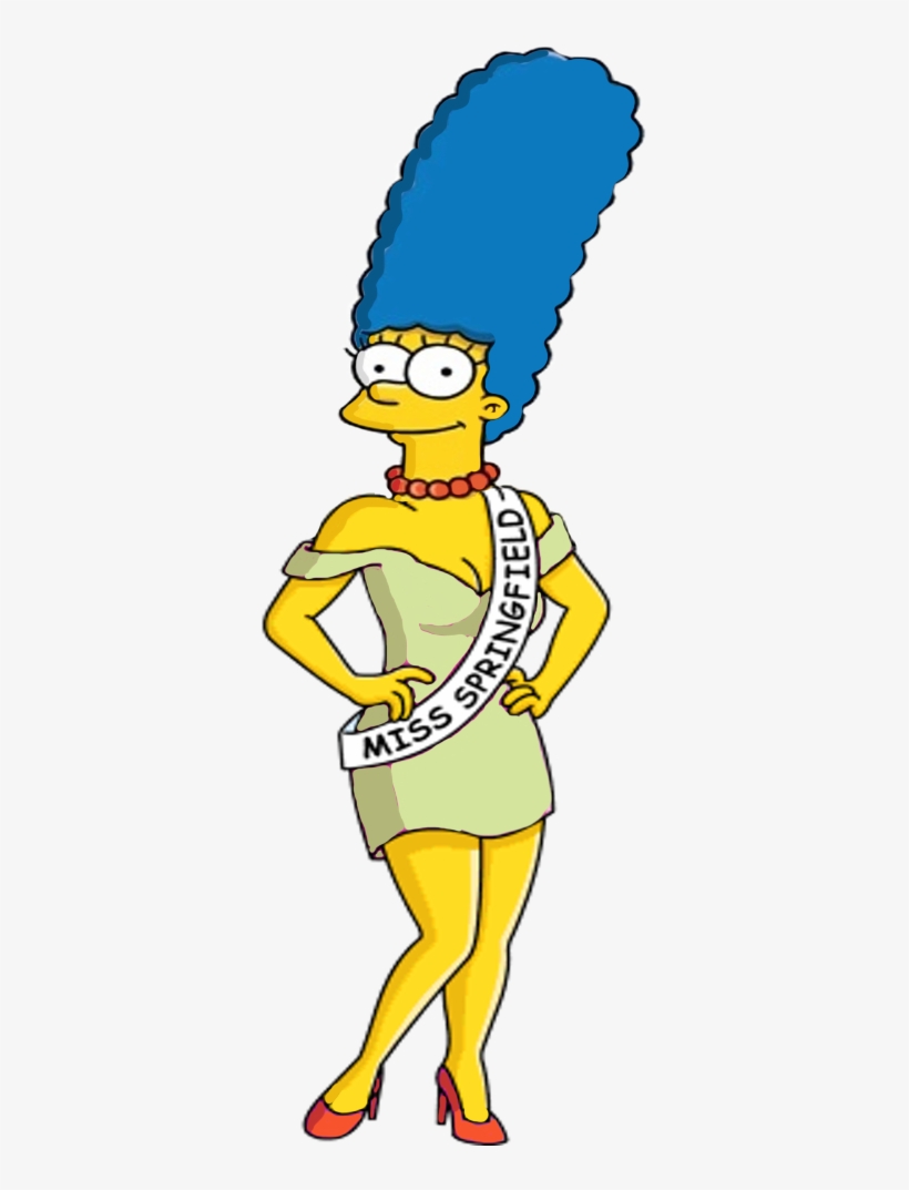 Download Bart Simpson As Miss Springfield | Transparent PNG Download ...