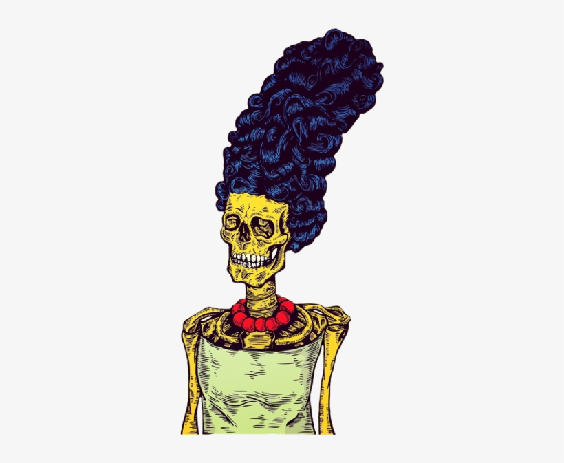 Marge Simpson Skeleton PNG Image | Transparent PNG Free Download on SeekPNG
