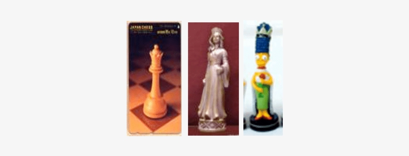 1 Chess Queen Stylized, Realistic And Marge Simpson - Chess PNG Image ...