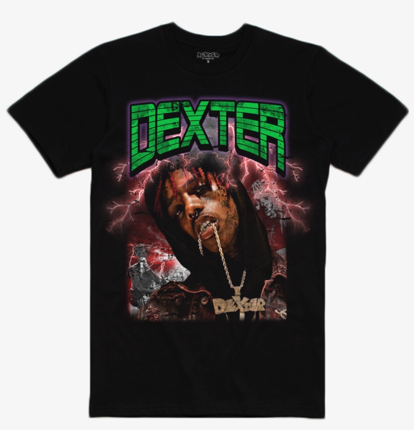 Dexter Thunderstorm T-shirt - Transparent Famous Dex Png PNG Image ...