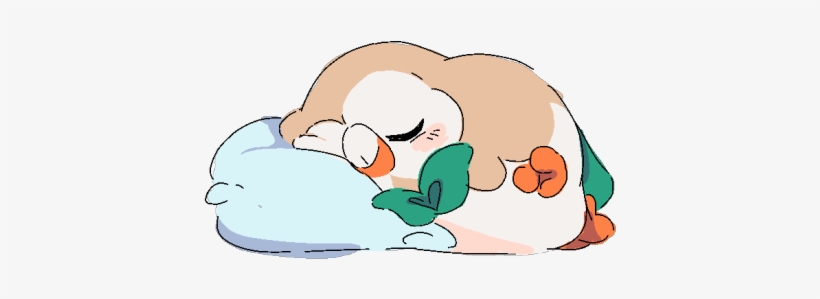 Download Rowlet - Rowlet Sleep Transparent | Transparent PNG Download ...