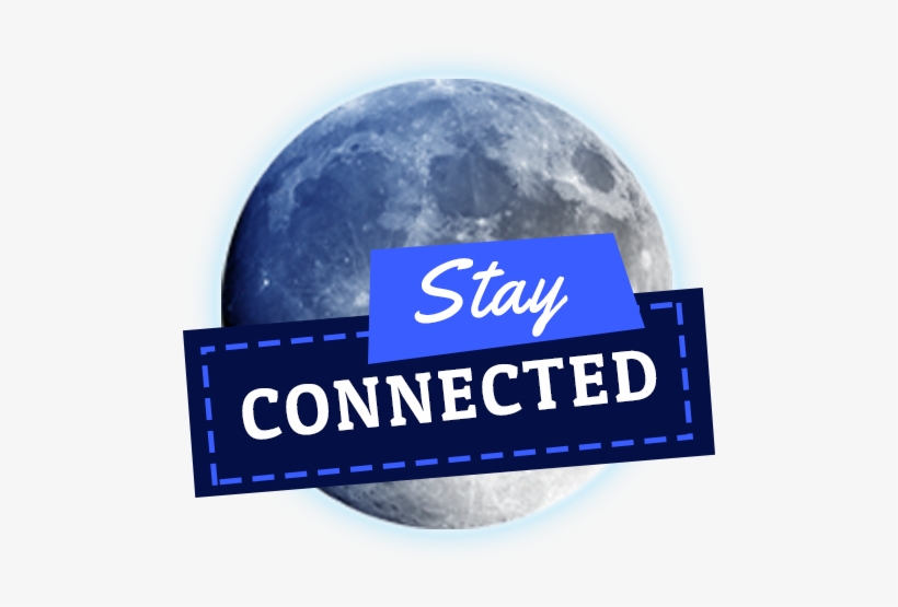 Stay Connected Blue Moon Facebook600x474 - Sphere PNG Image ...
