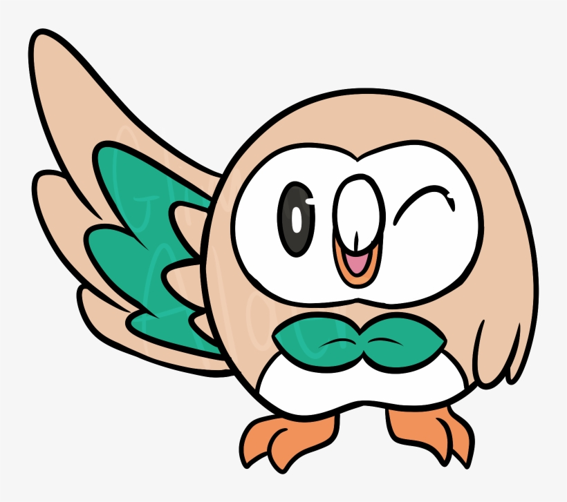 Rowlet Sticker - Sticker PNG Image | Transparent PNG Free Download on ...