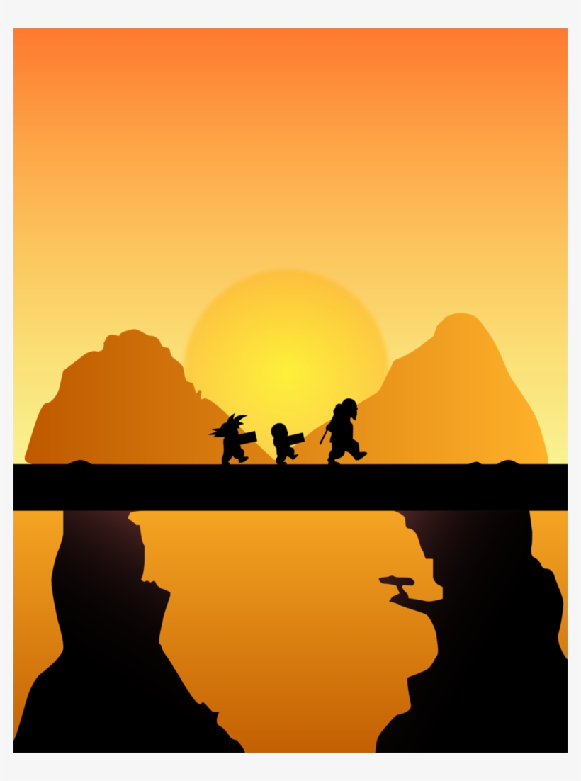 Goku, Krillin And Master Roshi - Goku Krillin Master Roshi PNG Image ...