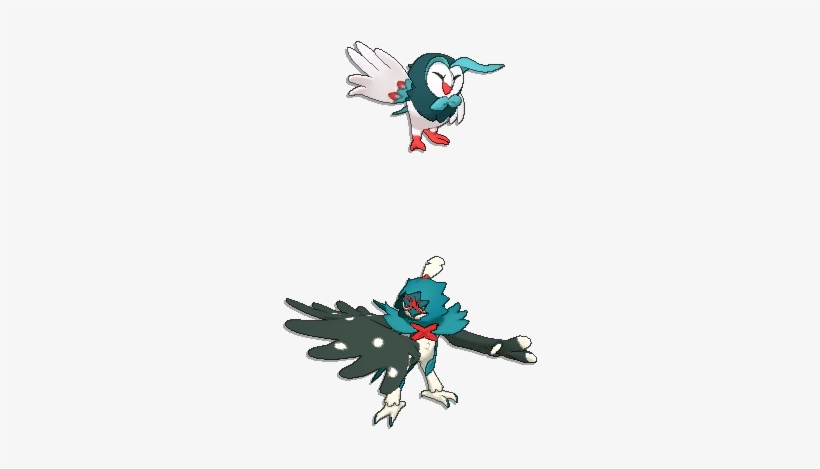 Ya Its Real - Shiny Rowlet Evolution Line PNG Image | Transparent PNG ...