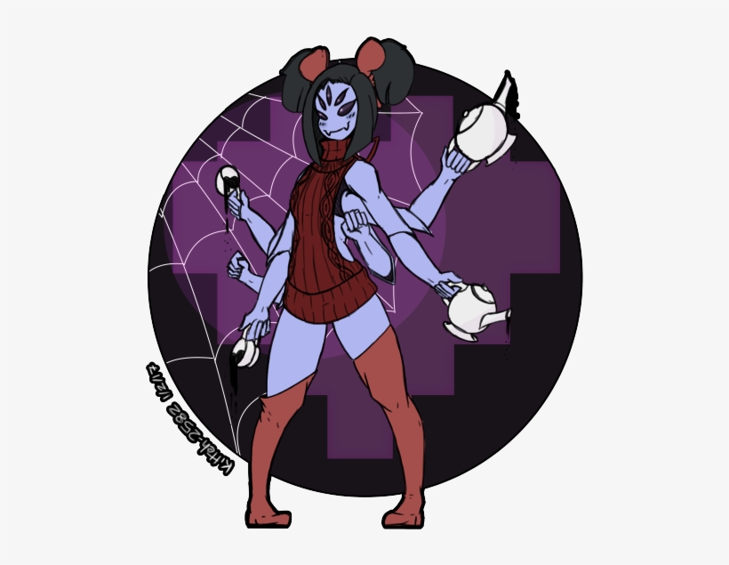 Lil' Bit Of Muffet In One Of Those Sweaters~ I Love - Cartoon PNG Image ...