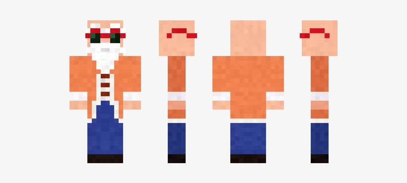 Minecraft Skin Masterroshi - Minecraft Skin Thekairi78 PNG Image ...