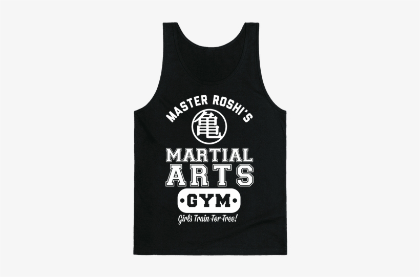 Master Roshi's Martial Arts Gym Tank Top - Gaston's Gym PNG Image ...