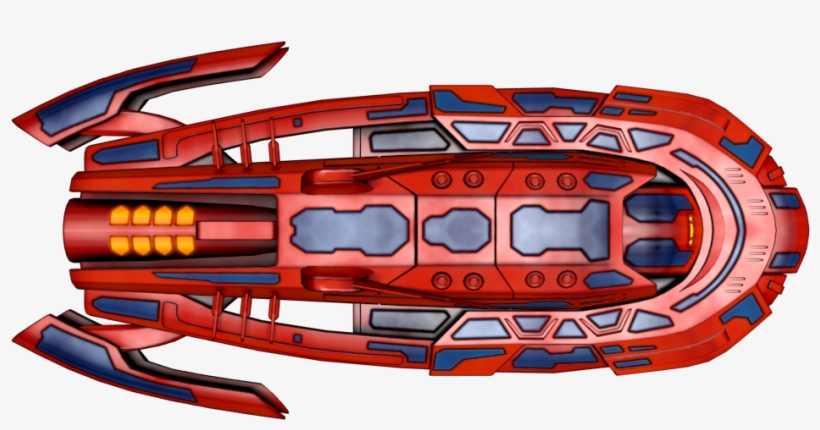 Spaceship Top View Png