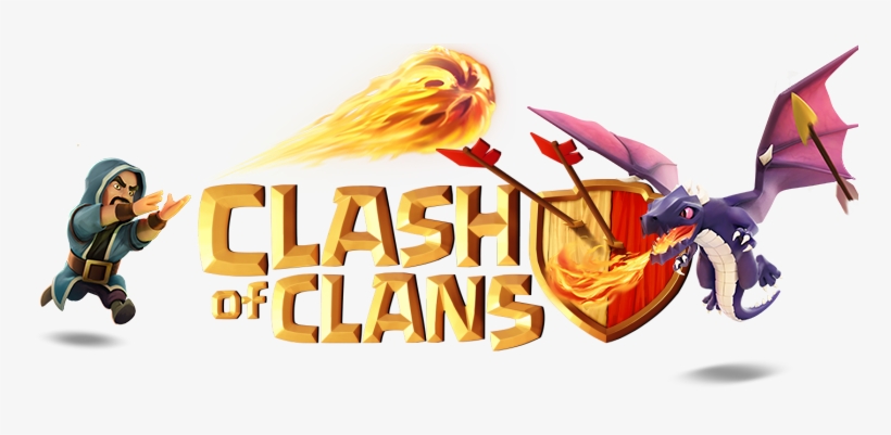 Clash Of Clans - Games Clash Of Clans Logo PNG Image | Transparent PNG ...