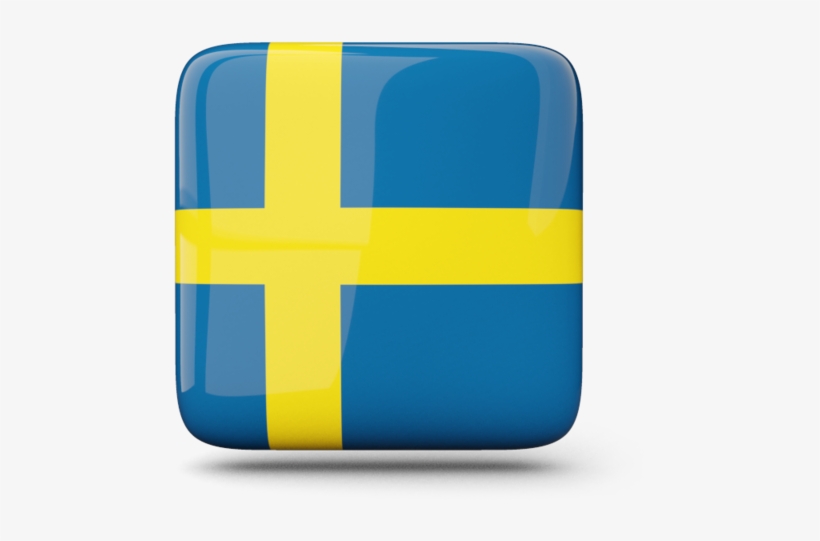 Sweden Glossy Square Icon 640 - Sweden Flag Icon Square PNG Image ...