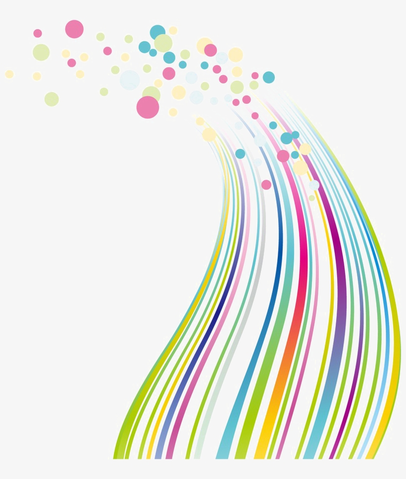 Download Abstract Lines Png Image - Colorful Background For Powerpoint ...