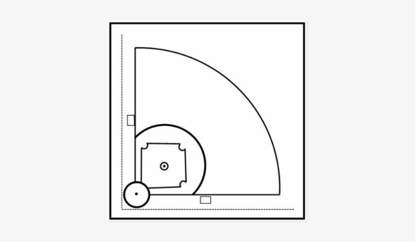 Baseball Field With Outer Boundary - Circle PNG Image | Transparent PNG ...