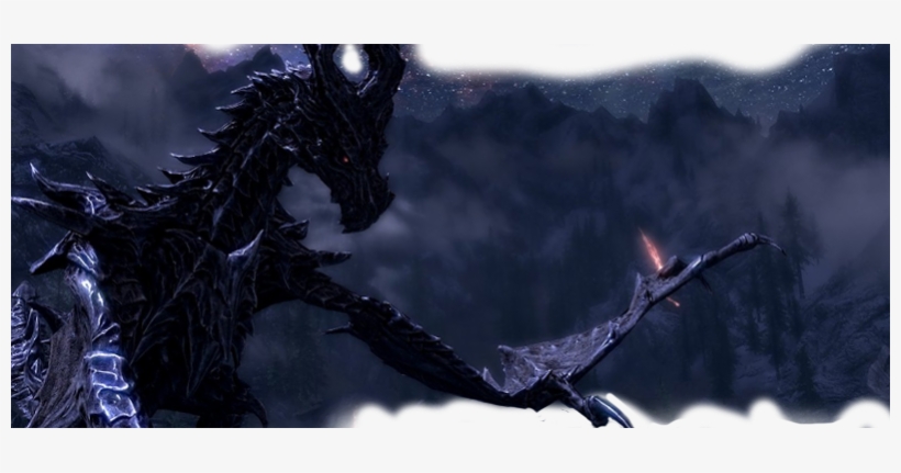 Download Skyrim Alduin | Transparent PNG Download | SeekPNG