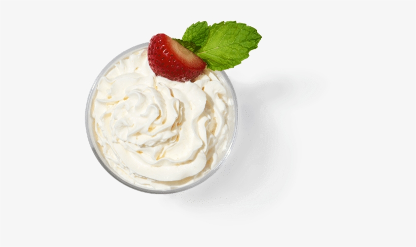 Lightly Sweetened Whipped Topping - Dessert Png Top View PNG Image ...