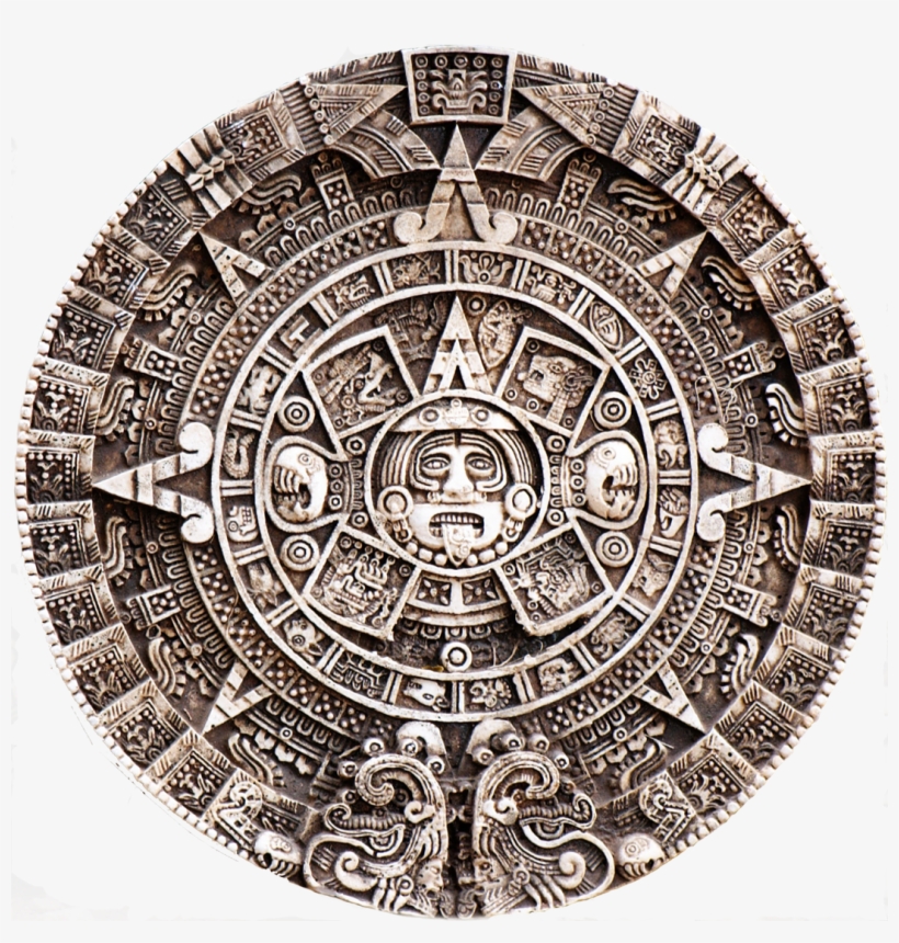 Svg Royalty Free Library Mayan Drawing Calendar - Mexican Mayan ...