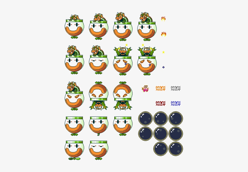 Super Mario World Bony Beetle - Super Mario World Bowser PNG Image ...