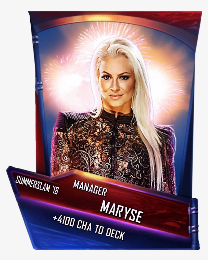 Support Maryse S4 21 Summerslam18 - Maryse Signed Wwe Photofile 8x10 ...