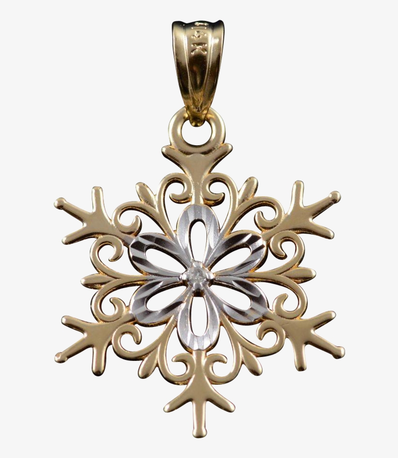 K Snowflake Christmas Winter Charm Pendant - Christmas Day PNG Image ...