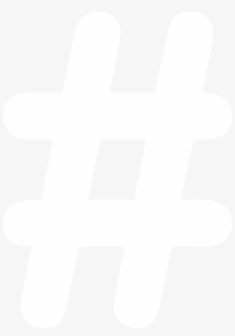 Social Wall - Hashtag Png White PNG Image | Transparent PNG Free ...